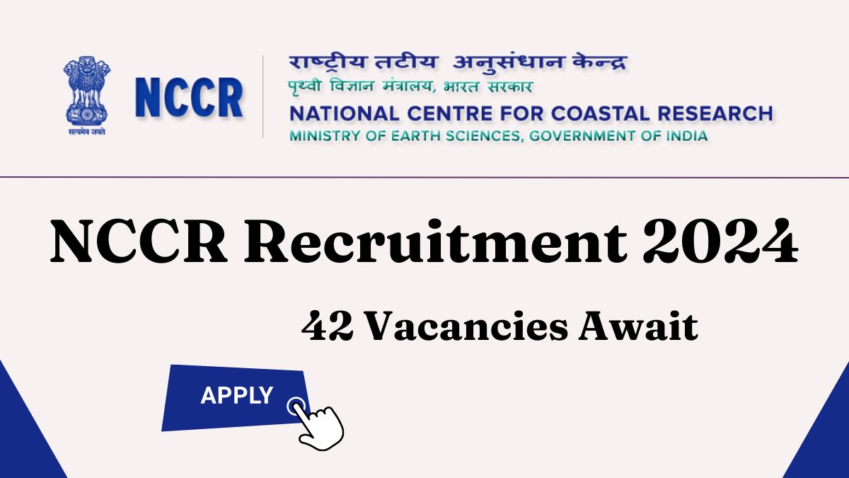 NCCR Recruitment 2024: 42 Vacancies Await – Submit Your Offline ...